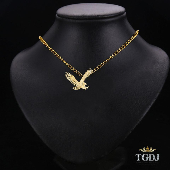 TGDJ | Accessories | 4k Yellow Gold Eagle Pendant | Poshmark